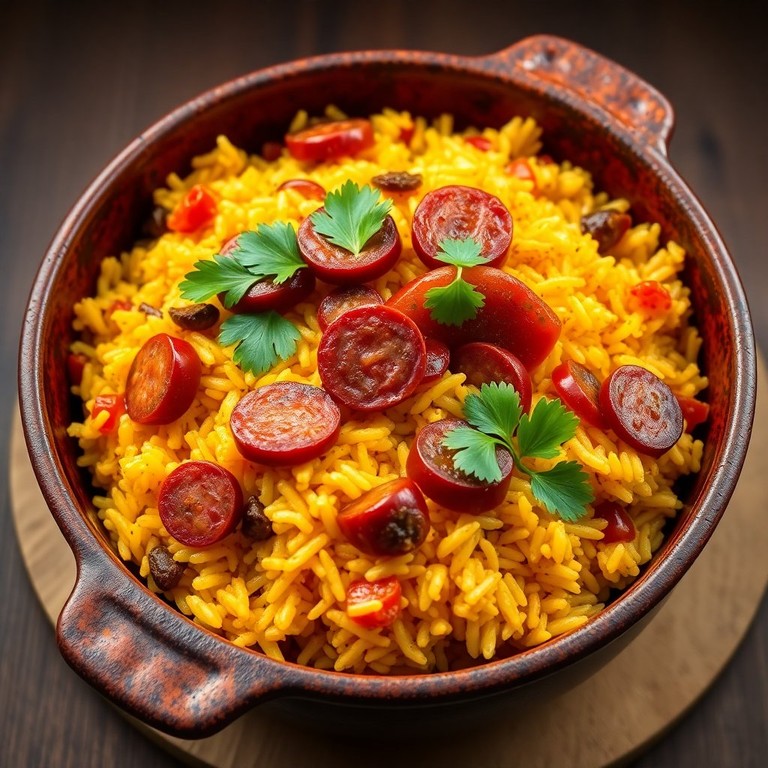 Arroz al Horno Tradicional con Sabor a Azafrán y Embutidos - Mr. Cook