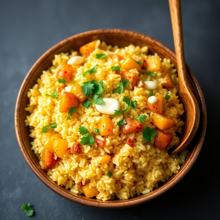 Spiced Potato Cheese Basmati Pilaf - Mr. Cook