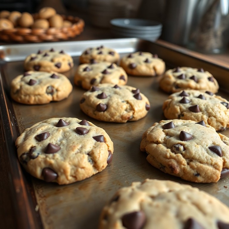 Biscuits Sablés à la Vanille et Pépites de Chocolat Noir sans Beurre ...