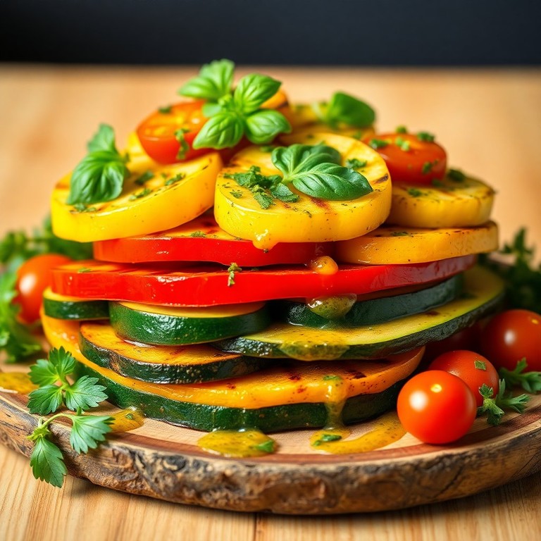 Herbed Veggie Stack - Mr. Cook