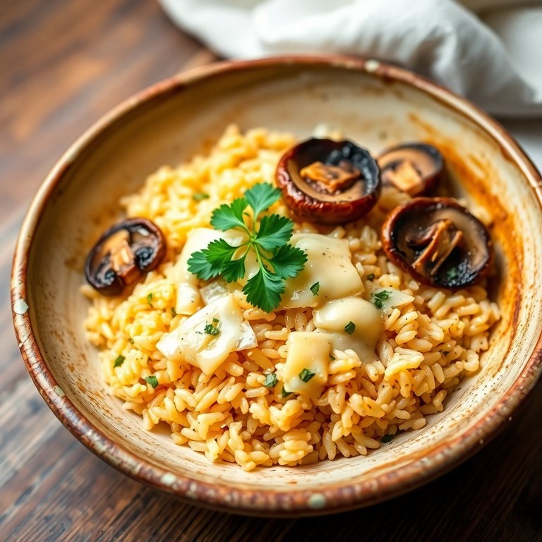 Riz Sauté aux Girolles et Fromage Gruyère - Mr. Cook