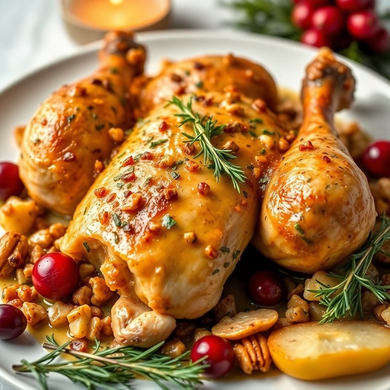 Suprême de Poulet aux Noix et Canneberges pour Noël - Mr. Cook