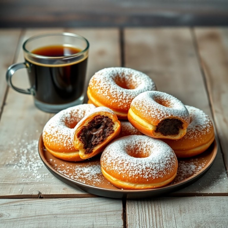 Donas Rellenas de Chocolate - Mr. Cook