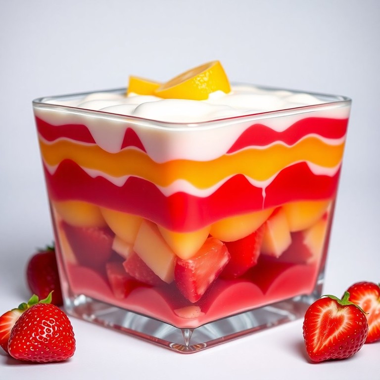 Gelatina Espectacular con Capas de Leche y Colores - Mr. Cook