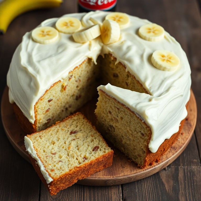 One-Pan Banana Coke Sponge Cake - Mr. Cook
