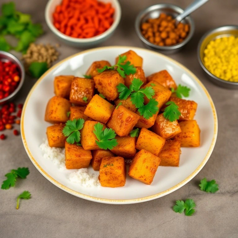 Fiery Spicy Masala Aloo - Mr. Cook