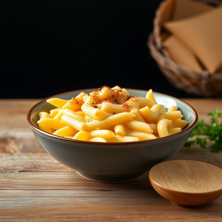 Cheesy Penne with a Creamy White Cheddar Sauce - Mr. Cook