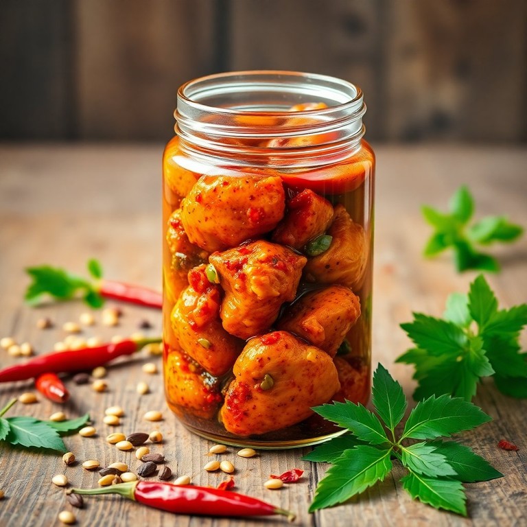 Spicy South Indian Chicken Pickle - Mr. Cook