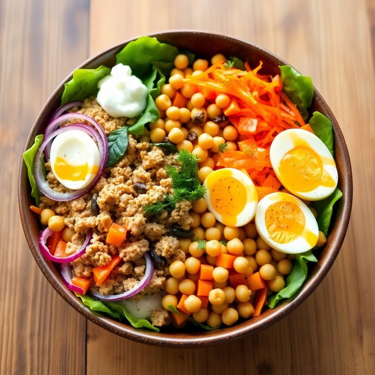 Turkey & Chickpea Power Bowl with Zesty Dressing - Mr. Cook