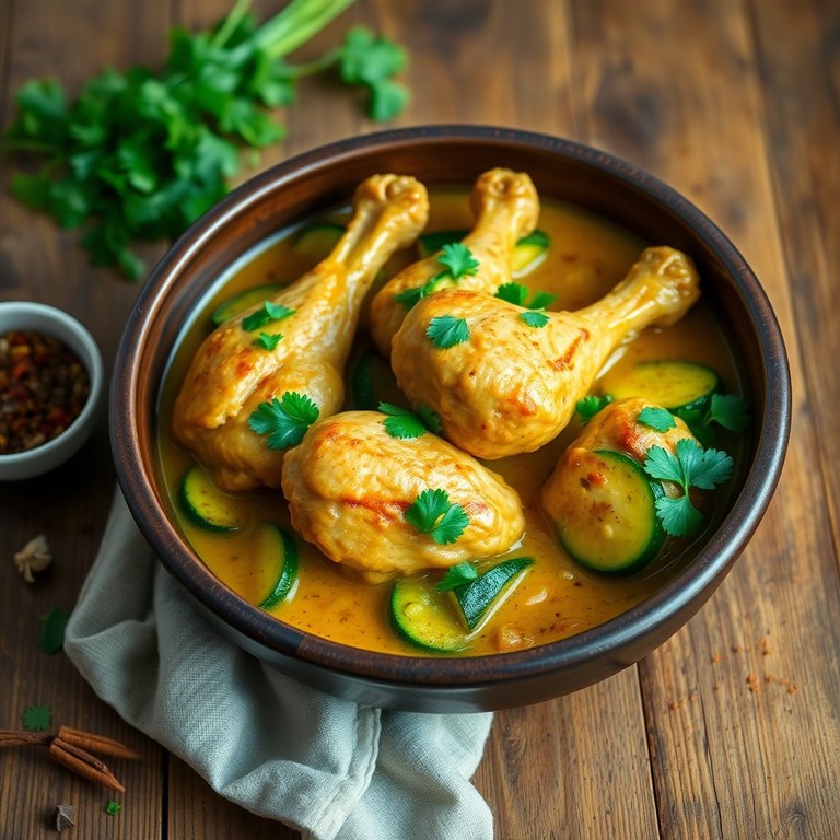 Curry de Pilon de Poulet aux Courgettes - Mr. Cook