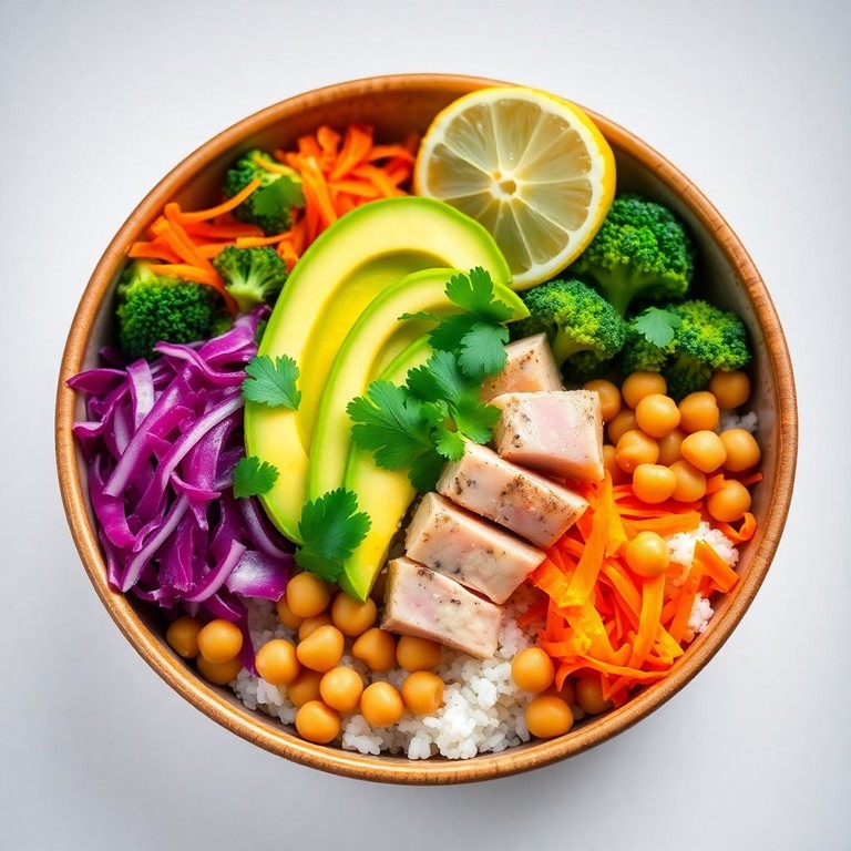 Bowl de Atún Tropical con Aguacate y Verduras Frescas - Mr. Cook