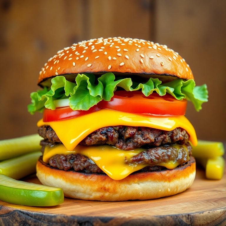 Ultimate Classic American Cheeseburger - Mr. Cook