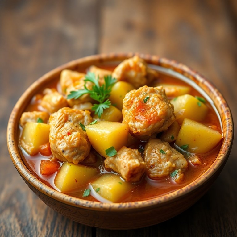 Estofado de Pollo con Papas y Cebolla - Mr. Cook