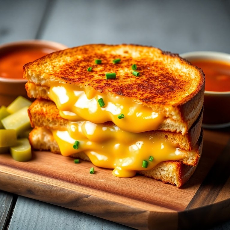 Cheddar Bliss Grilled Cheese - Mr. Cook