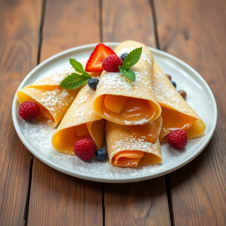 Crepas Dulces con Relleno de Dulce de Leche - Mr. Cook