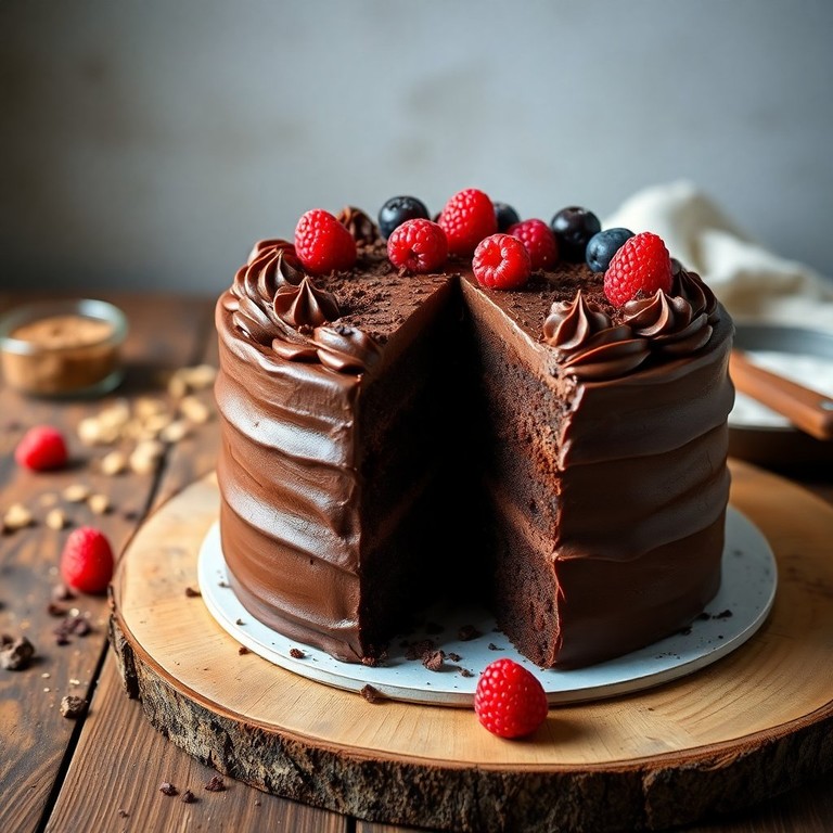 Decadent Chocolate Cake with Luscious Chocolate Frosting - Mr. Cook