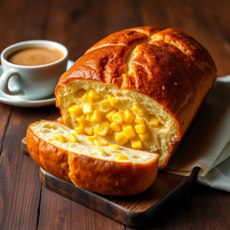 Pan de Elote con Queso - Mr. Cook