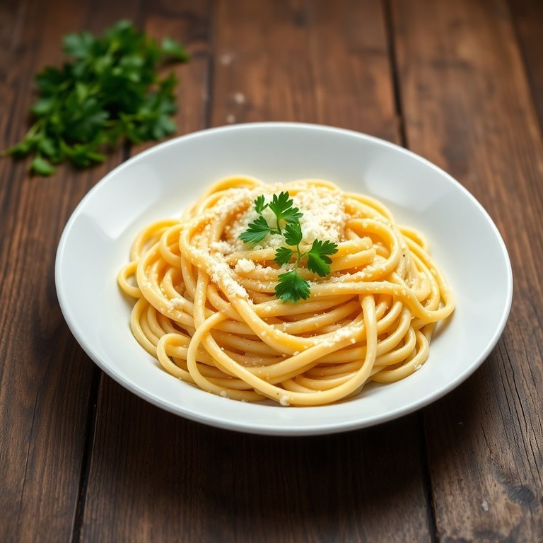 Creamy Garlic Parmesan Pasta with a Rich and Velvety Sauce - Mr. Cook