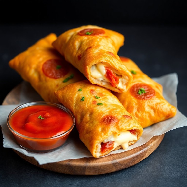 Pizza Envueltos de Queso y Peperoni - Mr. Cook