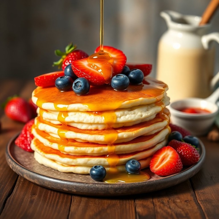Sweet Honey Rice Pancakes - Mr. Cook