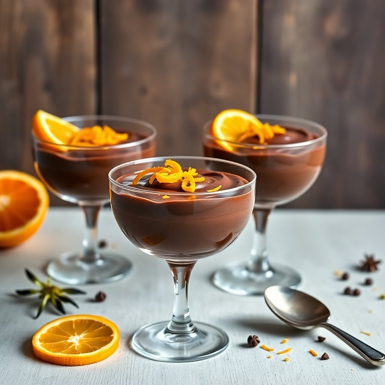 Mousse de Chocolate Amargo con Naranja - Mr. Cook