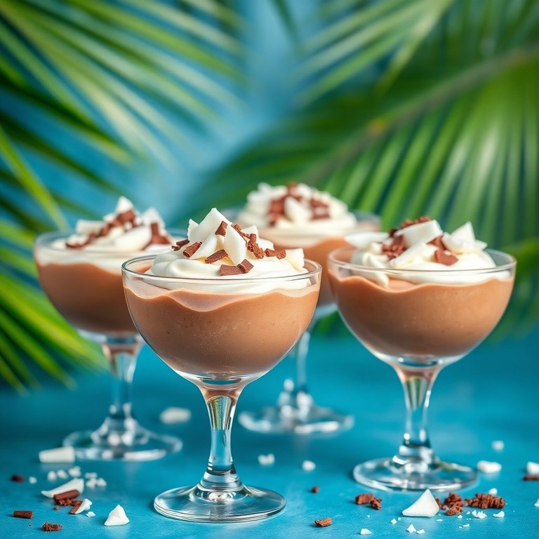 Mousse de Chocolate com Leite de Coco - Mr. Cook