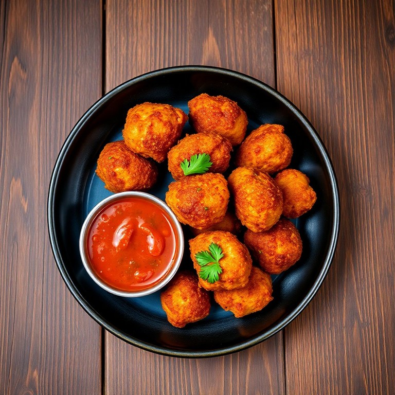Crispy Chicken Masala Bites with Tangy Chutney - Mr. Cook