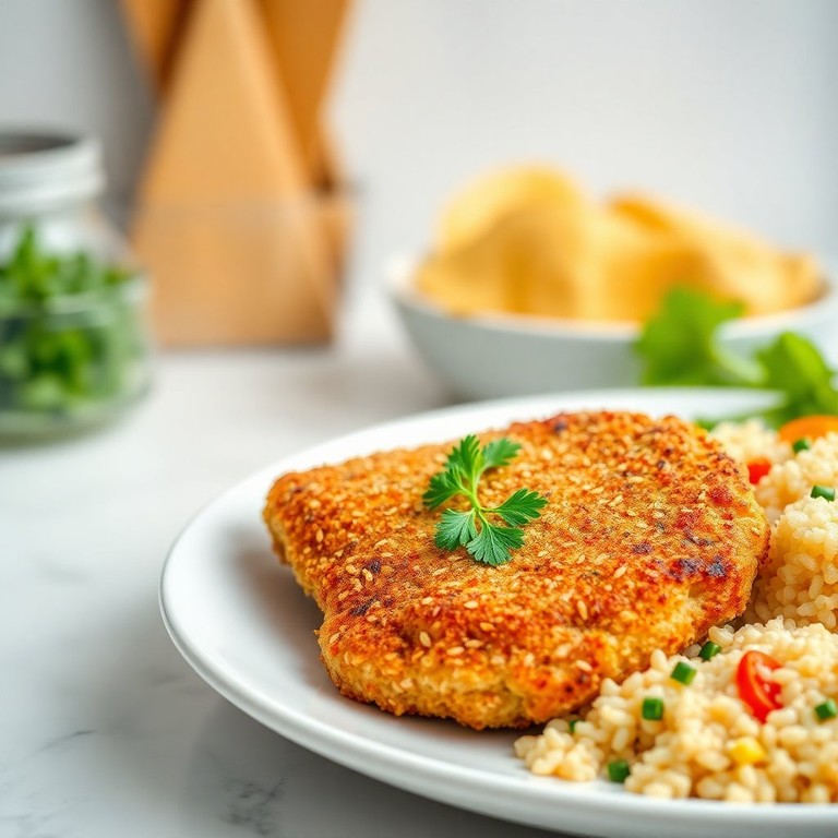 Filé de Frango à Milanesa de Aveia Crocante - Mr. Cook