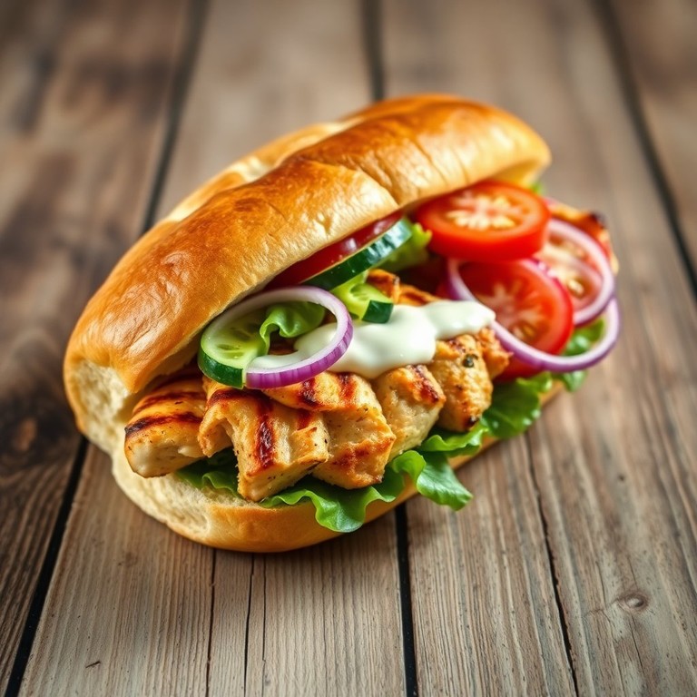 Savory Grilled Chicken Sub with Zesty Aioli - Mr. Cook