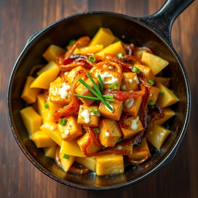 Sauté de Navets et Tofu aux Épices - Mr. Cook