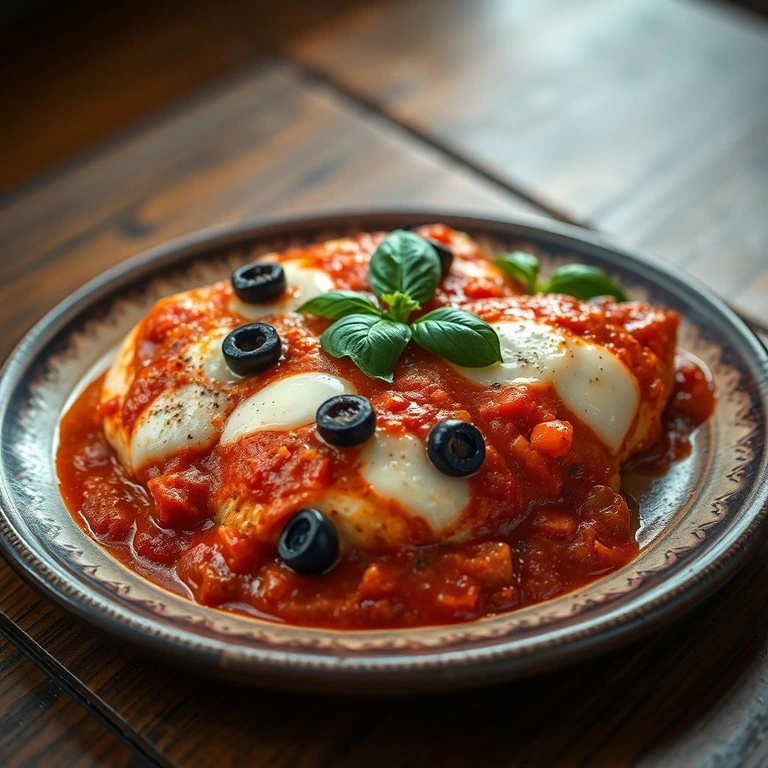 Pollo Pizzaiolo al Horno - Mr. Cook