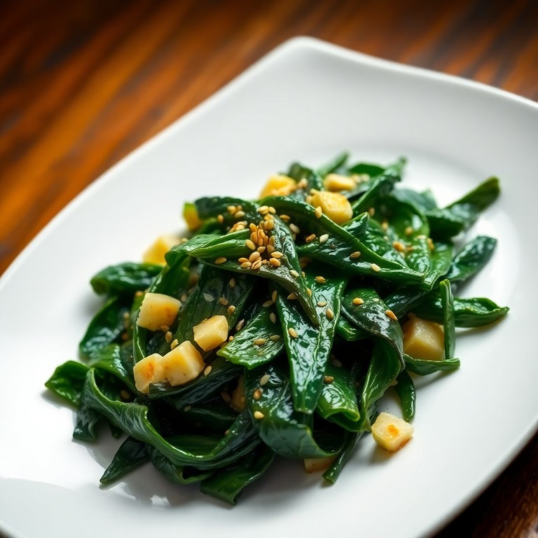 Acelga Salteada con Ajo y Jengibre - Mr. Cook