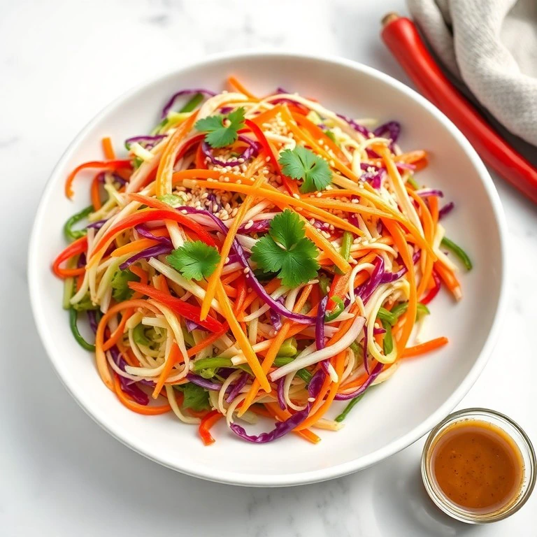 Ensalada Asiática con Aderezo de Sésamo - Mr. Cook