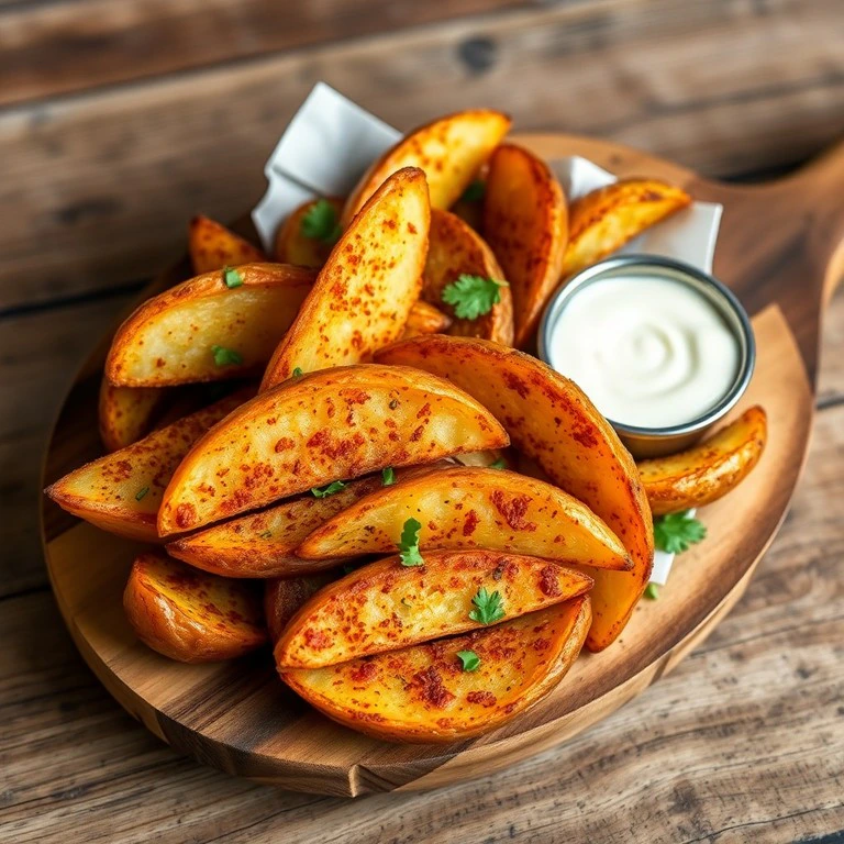 Spiced Potato Wedges - Mr. Cook