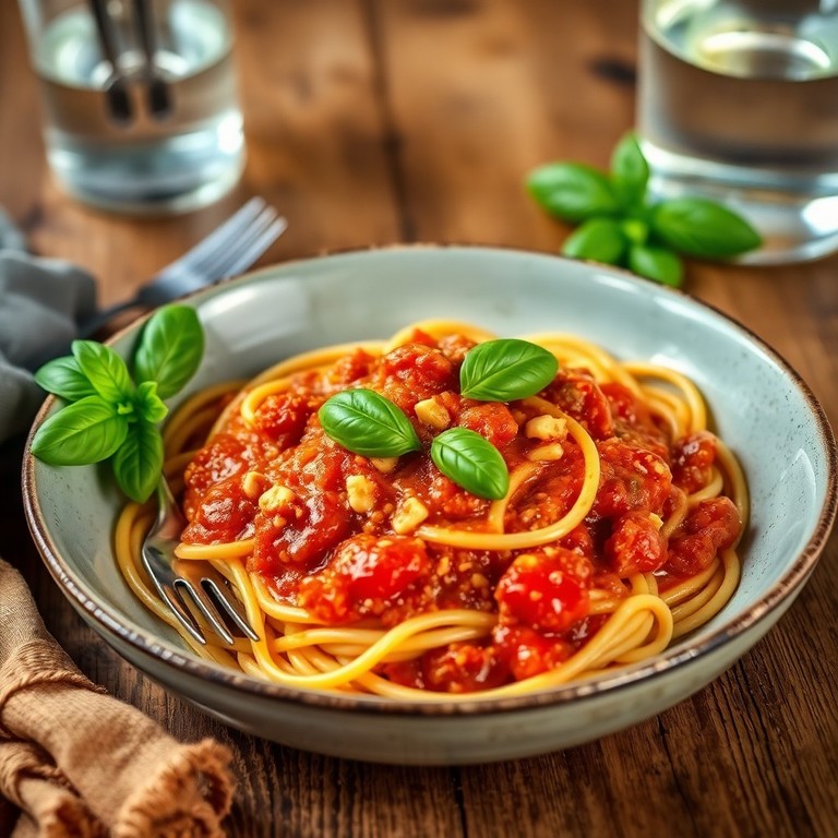 Savory Peanut Butter Tomato Spaghetti (No Sugar, No Soy Sauce) - Mr. Cook