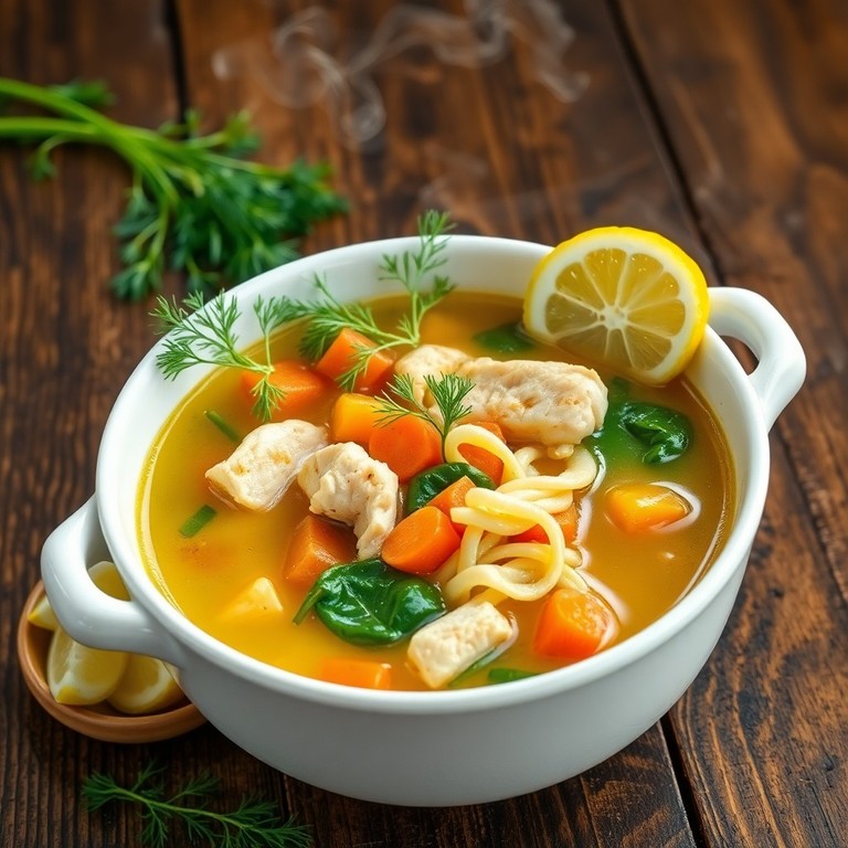 Lemon Dill Chicken Soup - Mr. Cook