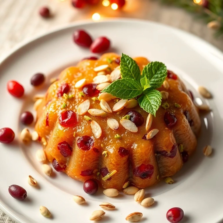 Christmas Cranberry Pistachio Halwa - Mr. Cook