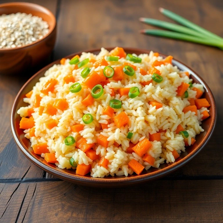 Classic Carrot and Egg Fried Rice - Mr. Cook