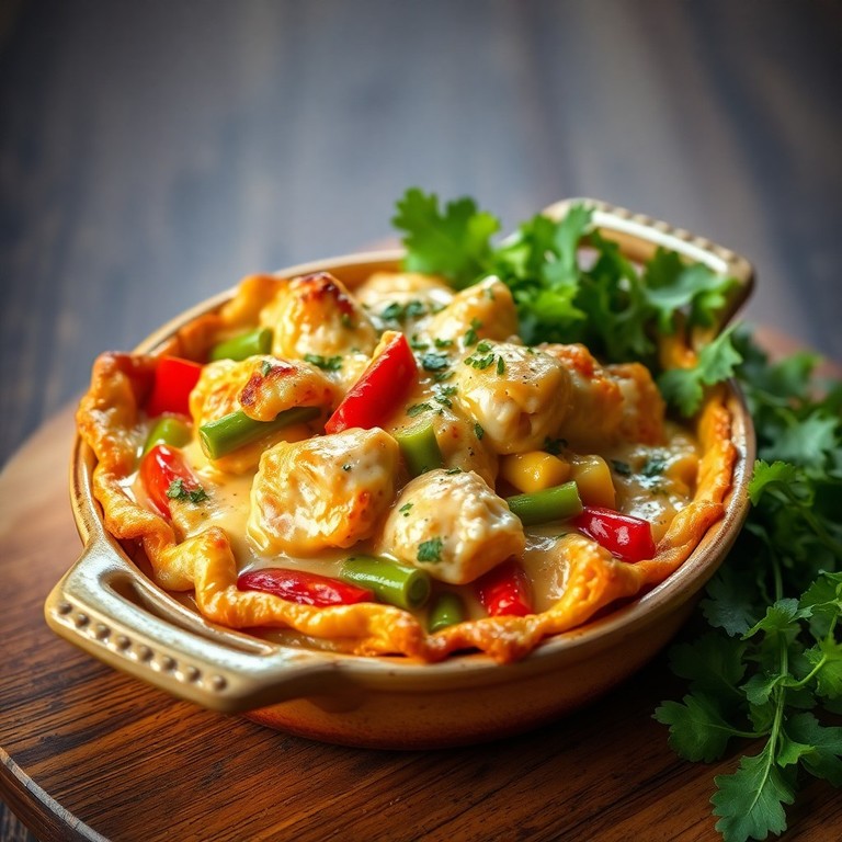 Kip-Kriel Ovenschotel met Kaassaus - Mr. Cook