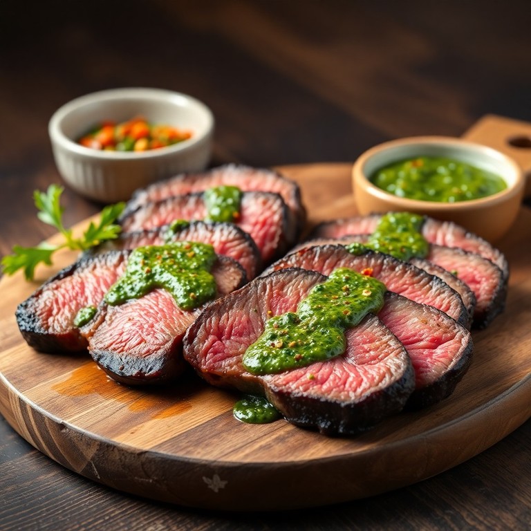 Onglet Sous Vide avec Chimichurri Argentin - Mr. Cook