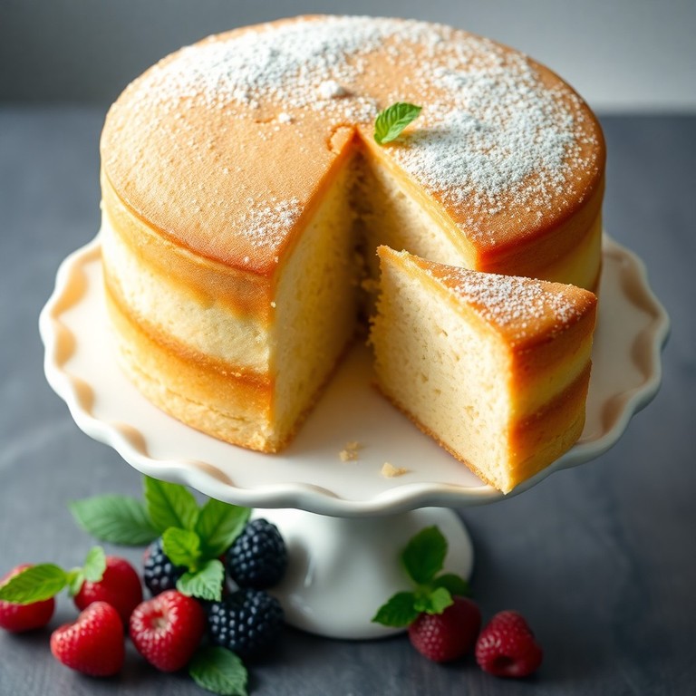 Eggless Vanilla Sponge Cake - Mr. Cook