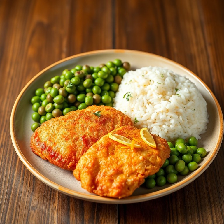 Frango Crocante com Limão e Feijão Fradinho ao Arroz de Jasmim - Mr. Cook