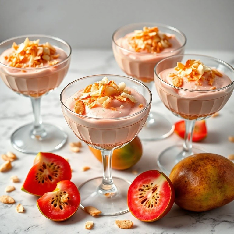 Guava and Almond Biscotti Mousse - Mr. Cook