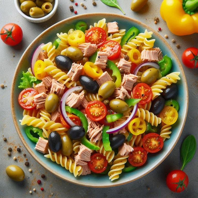 Salada Mediterrânea de Atum com Massa - Mr. Cook