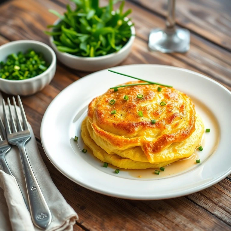 Omelette Soufflée à la Ciboulette - Mr. Cook