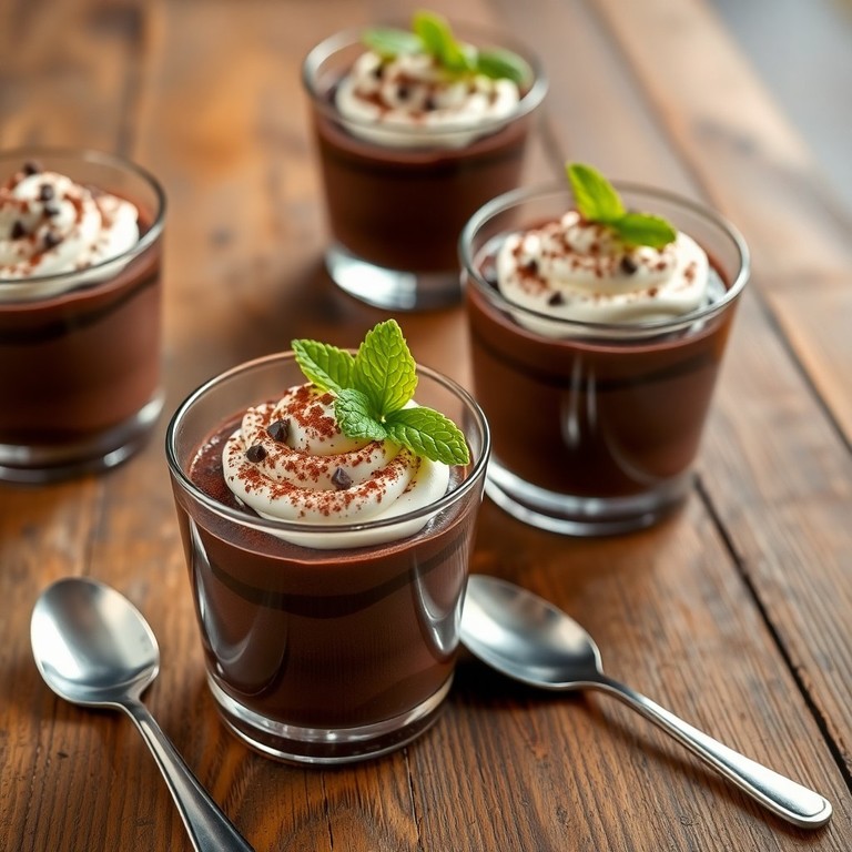 Mousse de Chocolate com Creme de Leite - Mr. Cook