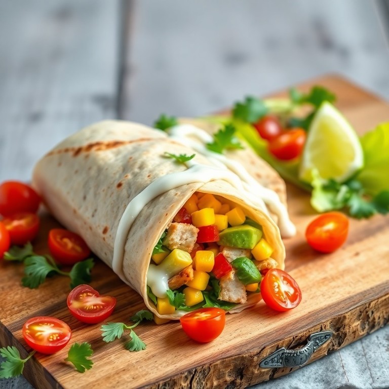 Burrito Frais au Poulet Grillé et Avocat - Mr. Cook