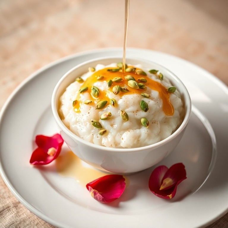 Egyptian Rosewater Rice Pudding (Roz Bel Laban) - Mr. Cook