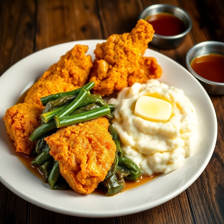 Buttermilk Fried Chicken with Southern Comfort - Mr. Cook