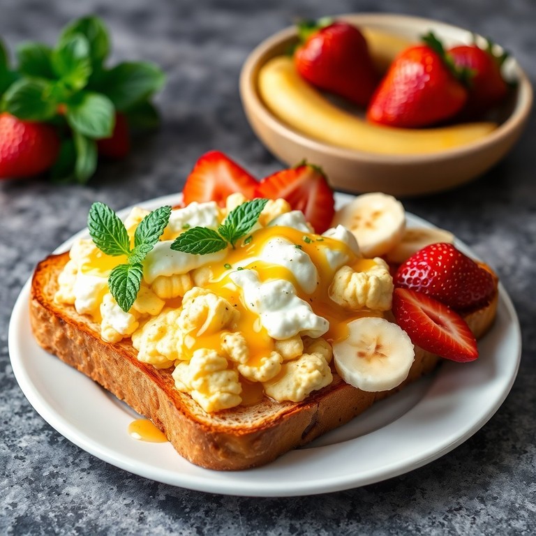 Tostadas Dulces de Ricotta y Huevo Revuelto - Mr. Cook